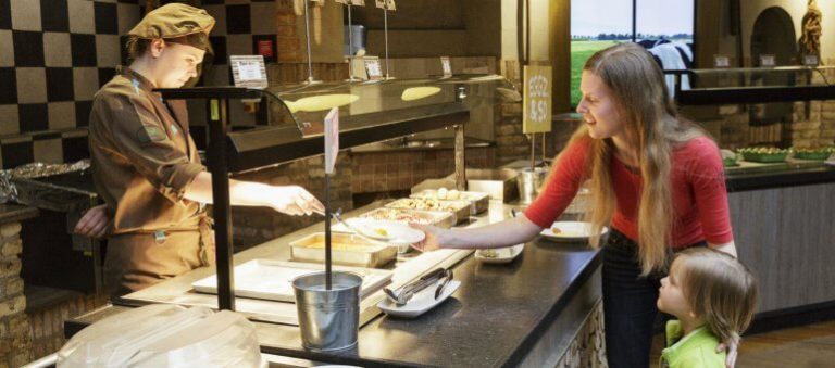 All You Can Eat buffet in Center Parcs - CParcs